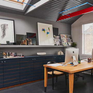 75 Beautiful Black Home Office Ideas and Designs - January 2022 | Houzz UK