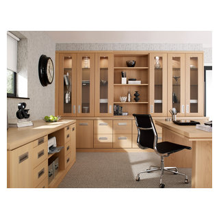 Hammonds Willoughby Home Office in Light Oak - Contemporary - Home ...
