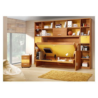 Hidden Bed With Desk - Contemporary - Home Office - New York - by Salon ...
