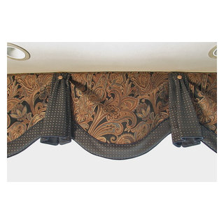 Home Office Bay Window Valance - Transitional - Home Office ...