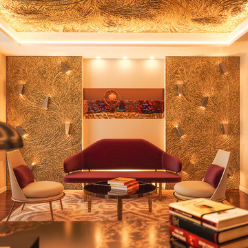 75 Beautiful Orange Home Office Ideas and Designs - December 2023 ...