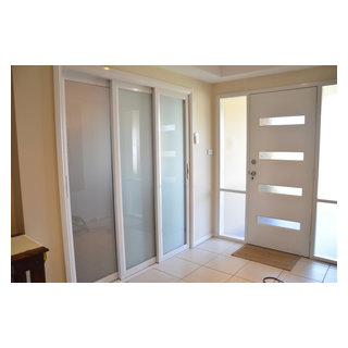 Interior Zone Living Stacker Door + Entry Door Installation - Modern ...