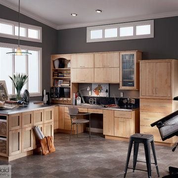 Natural Maple Slab Cabinets - Photos & Ideas | Houzz