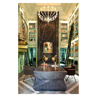 Library - Eclectic - Home Office - Los Angeles - by Kelly Wearstler | Houzz