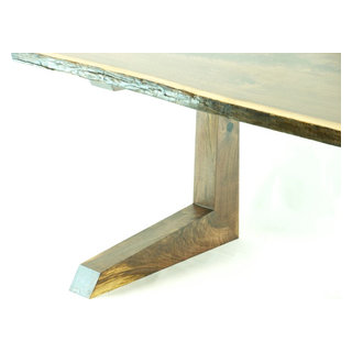 Live edge computer desk - Contemporary - Home Office - Toronto - by ...