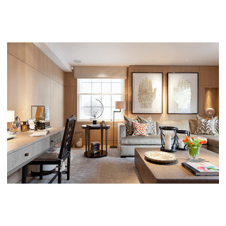 Lowndes Square, Knightsbridge - Contemporary - Home Office - London ...