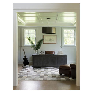 Masculine Home Office with Vintage Details - Home Office - Other - by ...
