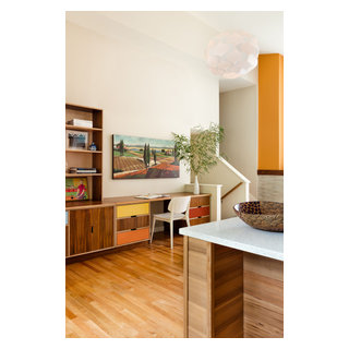 Seattle Mid-Century Remodel/Addition - Midcentury - Home Office ...