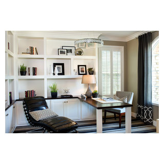 Model Homes - Transitional - Home Office - Los Angeles - by Avalon ...