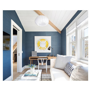 Modern Sconset Residence - Beach Style - Home Office - Boston - by ...