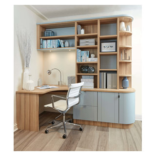 Modern Study - Transitional - Home Office - Other - by Neville Johnson ...