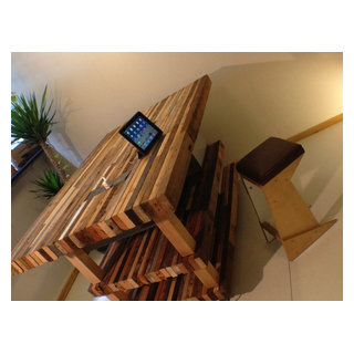 Multi Use Work Table - Industrial - Home Office - Columbus - by Kula ...