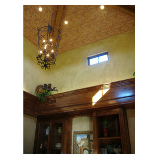 Murray Custom Home by Sorrells and Gunn - Rustic - Home Office - Austin ...