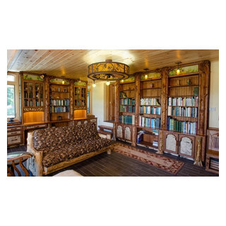 Nature Inspired Library - Rustic - Home Office - Burlington - by L ...