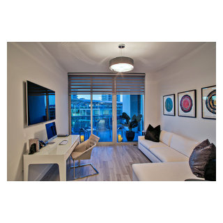 NFL Players Residence - Contemporary - Home Office - Miami - by Miriam ...