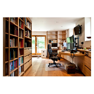 North Dorset Barn Conversion office - Contemporary - Home Office ...