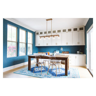 Ocean inspired office makeover - Beach Style - Home Office - San Diego ...