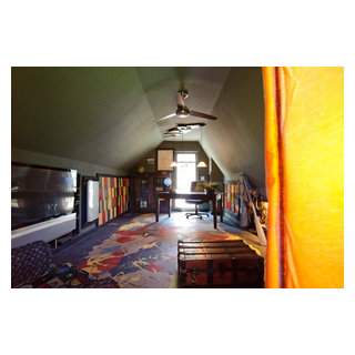 Office above garage - Eclectic - Home Office - Kansas City - by Surface ...