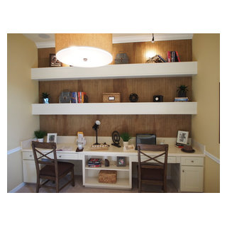 Office Cabinets and Wood Shelving - Contemporary - Home Office - Tampa ...