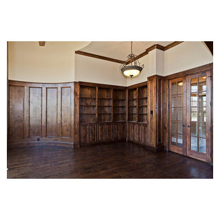 Open Study - Traditional - Home Office - Dallas - by Joseph Paul Homes ...