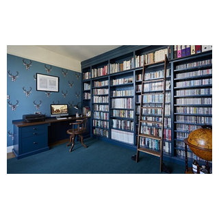 Our rolling and hook-over ladders - Traditional - Home Office - London ...