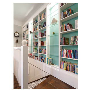 Period house, mezzanine library - Transitional - Home Office ...