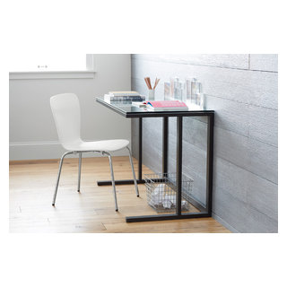 Pilsen Graphite Desk - Modern - Home Office - Chicago - by Crate&Barrel ...
