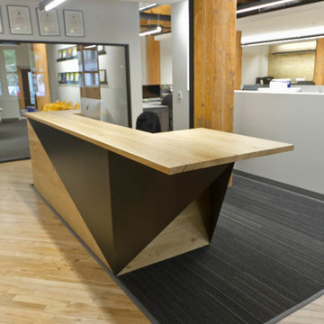 Wood Reception Desk - Photos & Ideas | Houzz