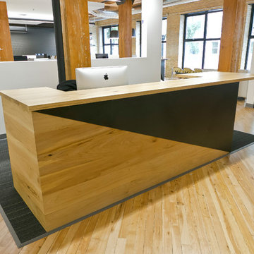 Wood Reception Desk - Photos & Ideas | Houzz