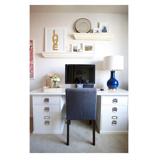 Preppy Home Office - Modern - Home Office - Grand Rapids - by Michaela ...
