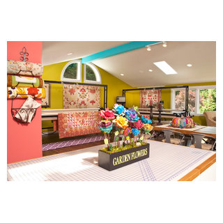 Redmond Craft Studio - Traditional - Home Office - Seattle - by Riddle ...