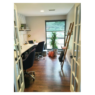 Reinvented Home Office - Transitional - Home Office - Denver - by Bella ...