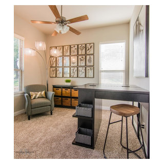 Rustic Modern Home - Modern - Home Office - Dallas - by MTK Design ...