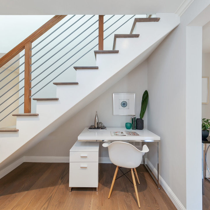 75 Beautiful Desk Under Stairs Home Design Ideas & Designs | Houzz AU