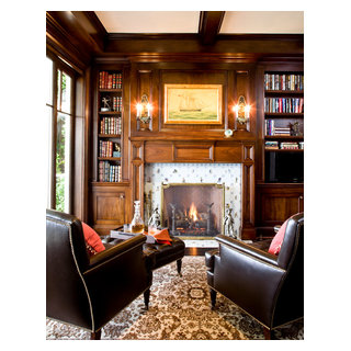 Santa Barbara Dutch Colonial - Traditional - Home Office - Los Angeles ...