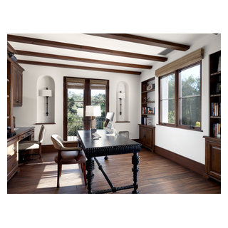 Spanish Coastal - Mediterranean - Home Office - Los Angeles - by Norman ...
