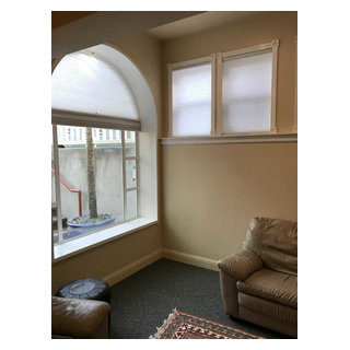 Sunset Movable Cellular Shade for Arched Window - Craftsman - Home ...