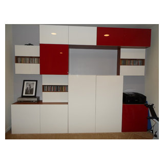 Townhouse Interior Design - Bothell, WA - Contemporary - Home Office ...