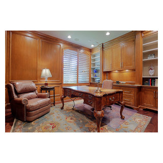 Traditional Georgian - Traditional - Home Office - Houston - by Matt ...