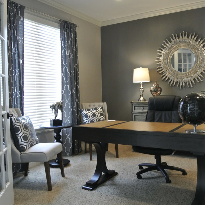 75 Transitional Home Office Ideas You'll Love - September, 2025 | Houzz