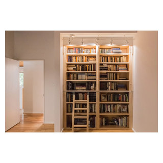 Triangle Modernist Home Renovation - Contemporary - Home Office ...