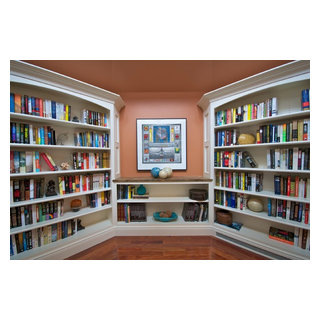 Turret Library - Traditional - Home Office - New York - by DesignSmith ...