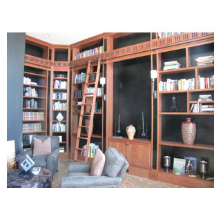 Two-story Library - Traditional - Home Office - DC Metro - by User | Houzz
