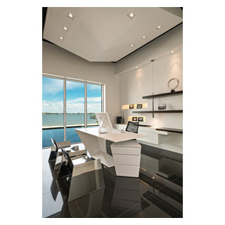 Ultra Modern Jupiter Riverfront Estate - Contemporary - Home Office ...