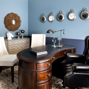 Two Tone Home Office - Photos & Ideas | Houzz