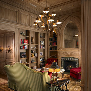 Wood Paneled Study - Photos & Ideas | Houzz