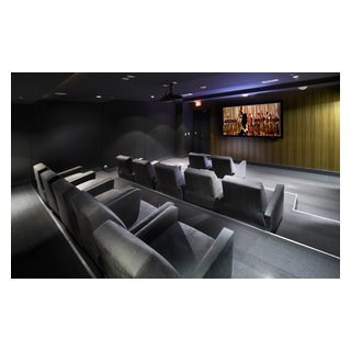 500 BRICKELL - Contemporary - Home Theater - Miami - by Michael Wolk ...