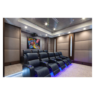 Boca Raton Theater Room - Modern - Home Theater - Miami - by Sarah Z ...