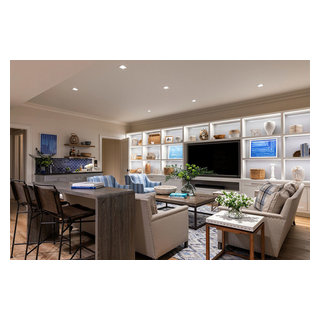 Bridgehampton Summer House - Beach Style - Home Theater - Other - by ...