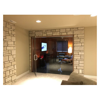 Cigar Smoking Room - Contemporary - Home Theater - Omaha - by Callaway ...